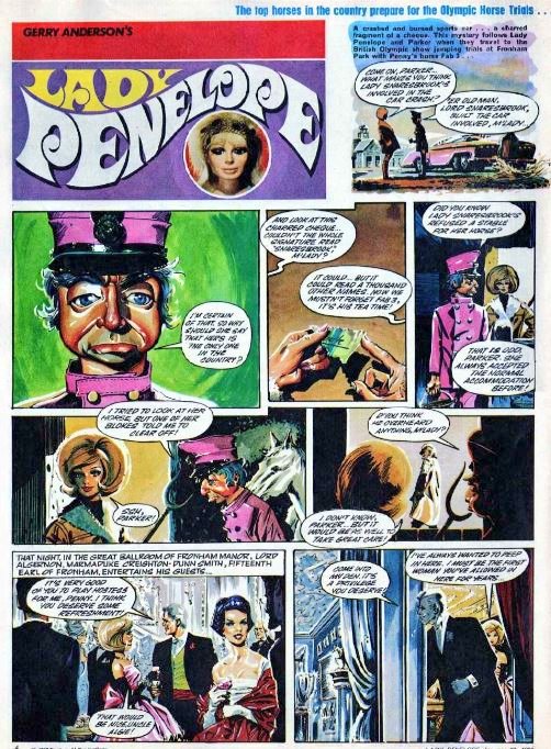 Graeme Wood on Twitter: "From January 1968 LADY PENELOPE WEEKLY features Lady Penelope ...