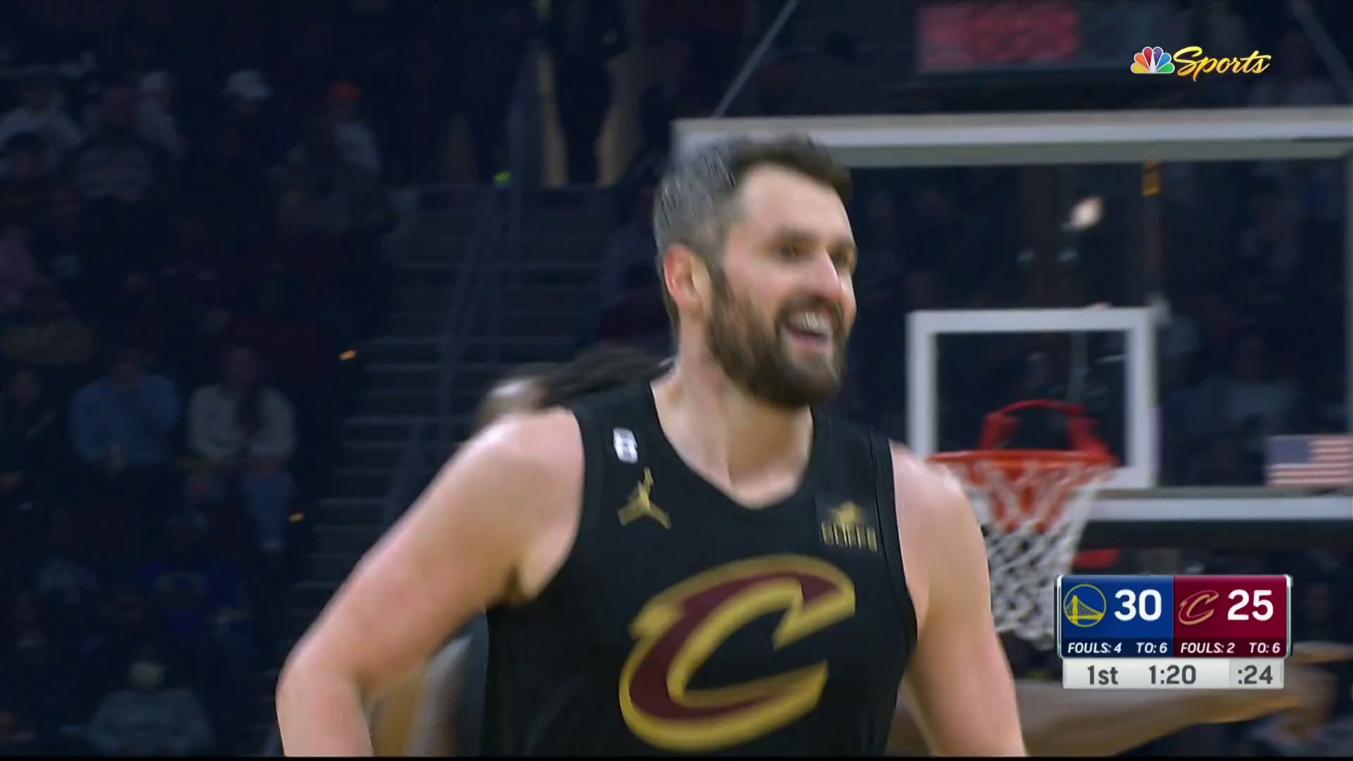 Warriors at Cavaliers / Twitter