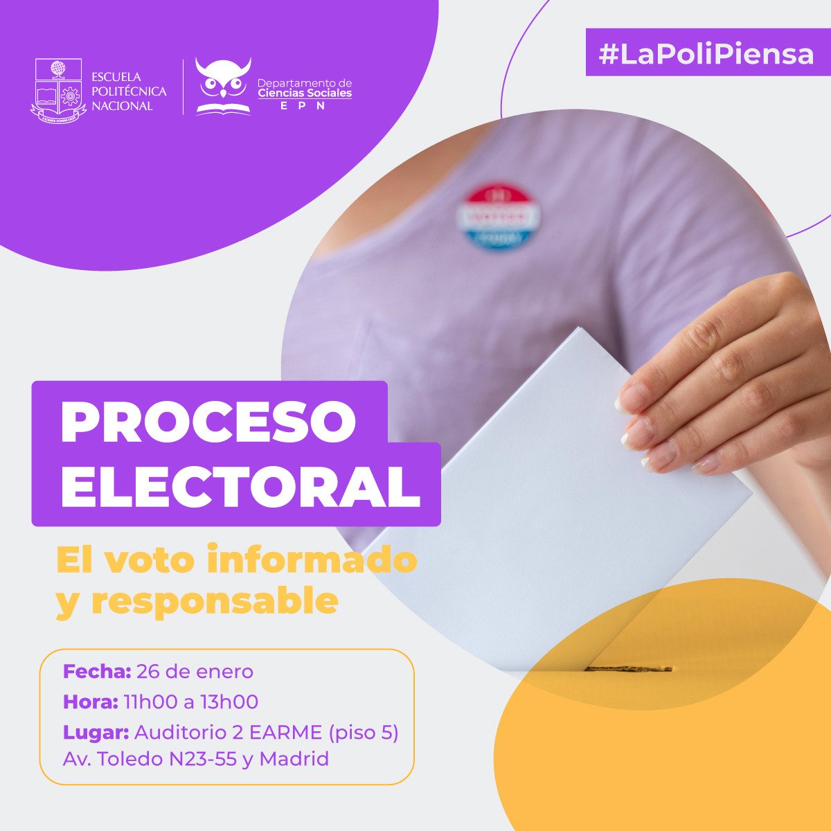 EPNEcuador on Twitter: "Se aproximan las elecciones y tu voto es ...