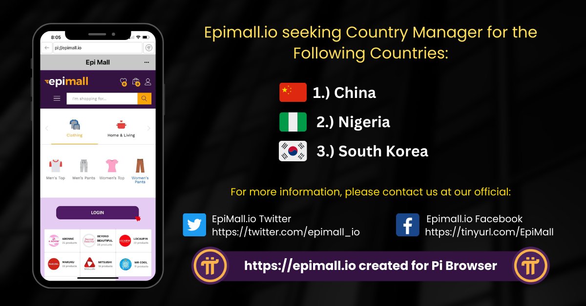 EpiMall π on Twitter: "🛒 https://t.co/fT09g2DdGj seeking Country Manager for the FF Countries: 1 ...