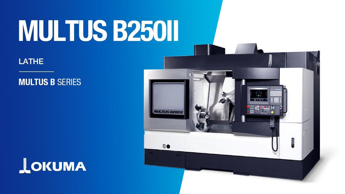 黄昏の六角穴付きボルト on Twitter: "オークマの複合加工機「MULTUS B シリーズ」紹介動画。後半の多関節ロボットARMROID（アームロイド）のお仕事に注目！／Okuma's ...