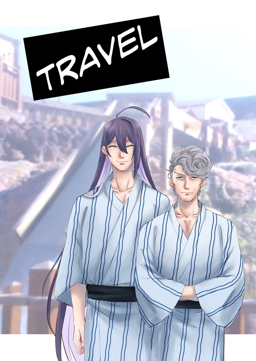 「1/29の新刊サンプルです。 『TRAVEL』寂獄 B5 / 全24p / 全年齢 / 500円 寂雷がおさななにペアチ」💃まや💃6/30東2東ト55bの漫画