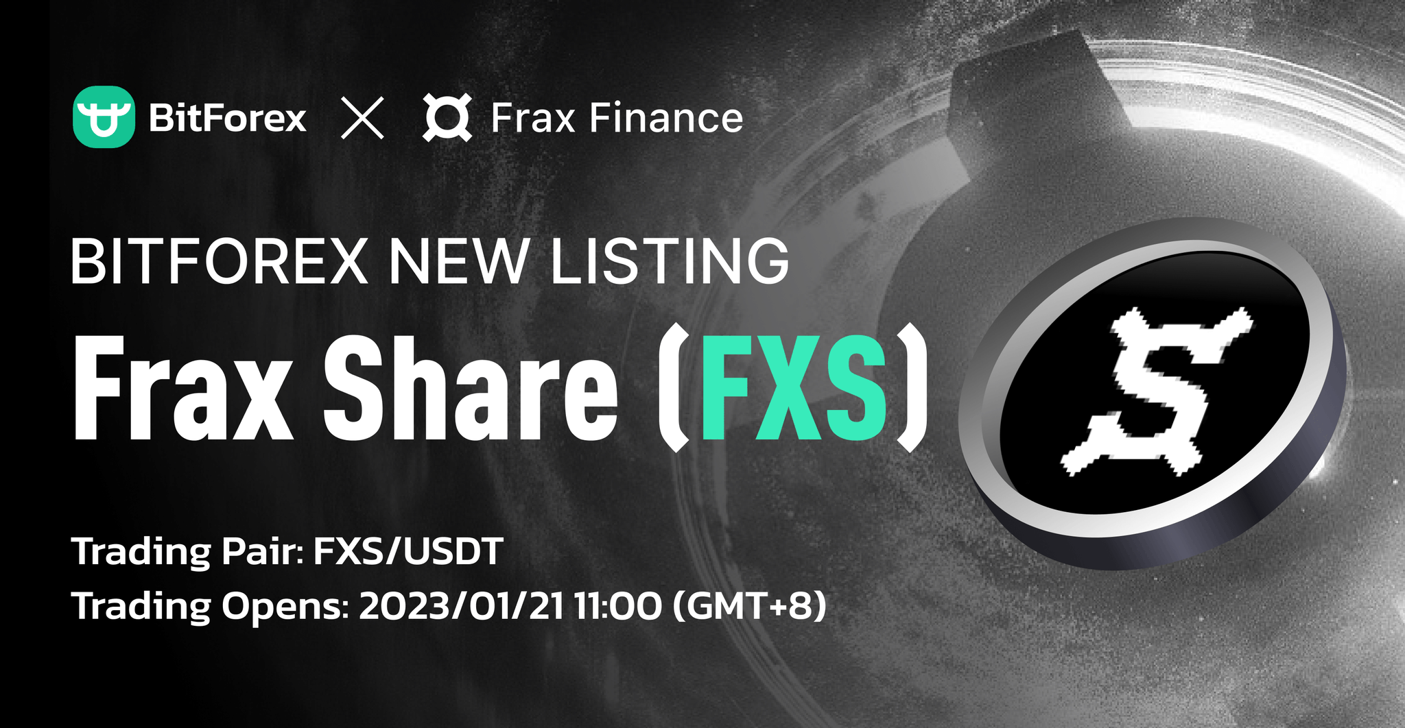 BitForex on Twitter: "🌟New Listing🌟 🎉We're delighted to announce the listing of Frax Share (FXS ...