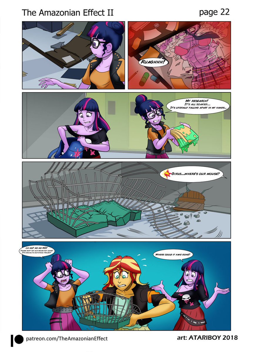 Atariboy 🇩🇴 🇵🇷 on Twitter: "The Amazonian Effect II Page 22 to 25 'APPLESAUCE BITCH' Characters ...