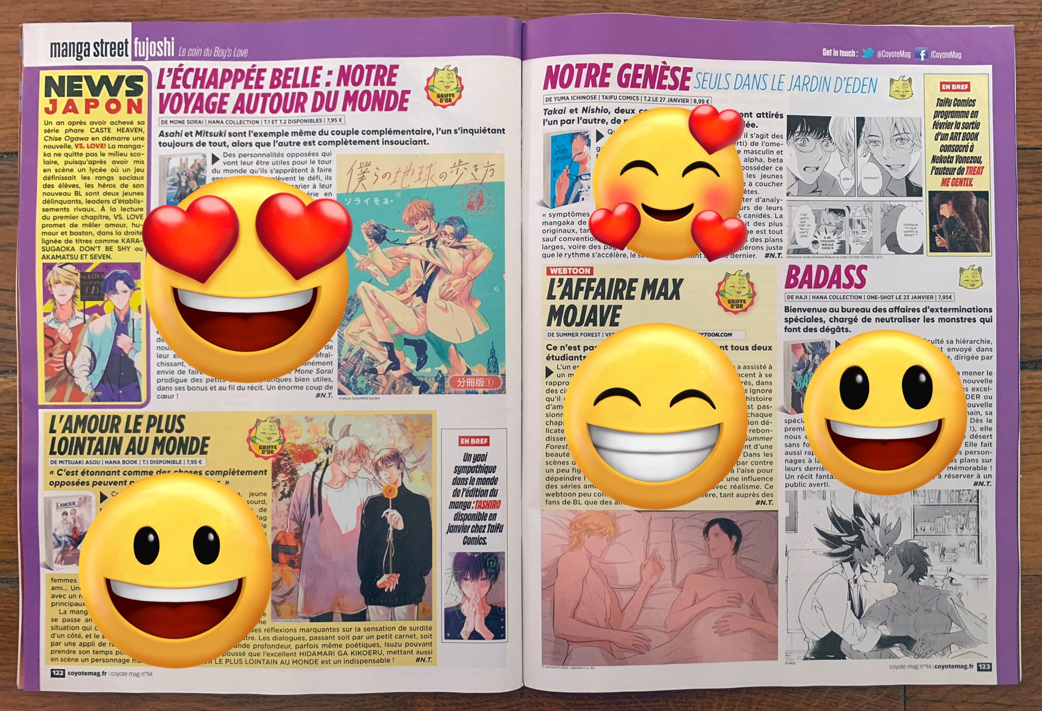 Nico (Yaoi Cast) on Twitter: "Ensuite, comme d’habitude, vous retrouvez ma rubrique de ...