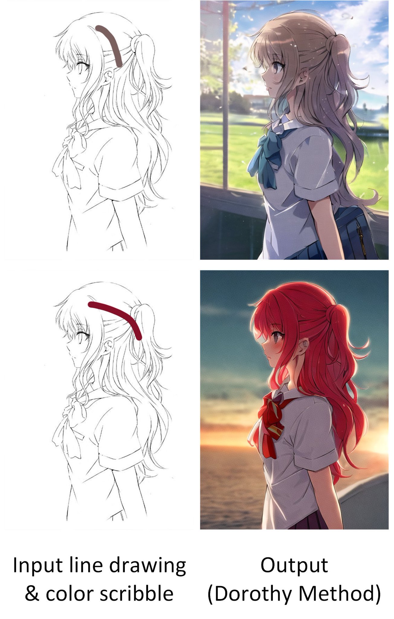 style2paints on Twitter: "Color scribbles. Note that color scribbles in large diffusion models ...