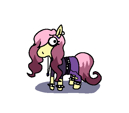 Punkitt!!🧣 (Certified Horse Famous) on Twitter: "emo fluttershy for a tumblr ask #mlp https://t ...