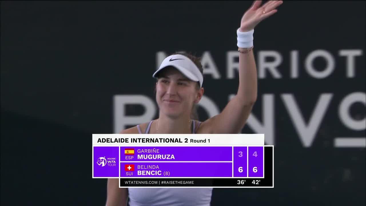 wta on Twitter: "Just too good 👏 2021 finalist @BelindaBencic is up and running in Adelaide with ...