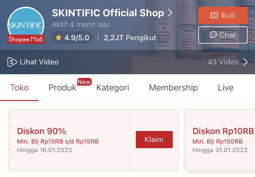 BerburuSale - Base Diskon Kukka on Twitter: "Klaim voucher diskon 90% https://bit.ly/3k1AgGi"