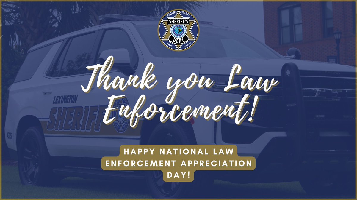 Lexington Sheriff on Twitter: "Happy National Law Enforcement ...