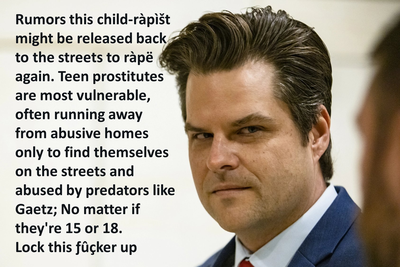 Ben Gazeer on Twitter: "@DC_Draino @RepNancyMace He's better known as Pedophile Rapey McForehead ...