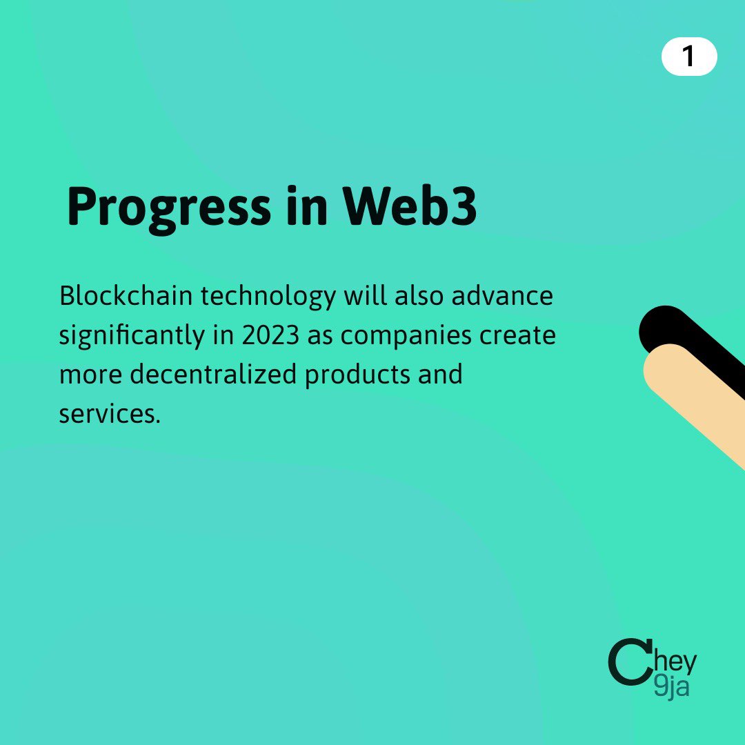 Top 5 Tech Trends everyone should watch out for in 2023. A thread 🧵 - Thread from Chiedu Okpala ...