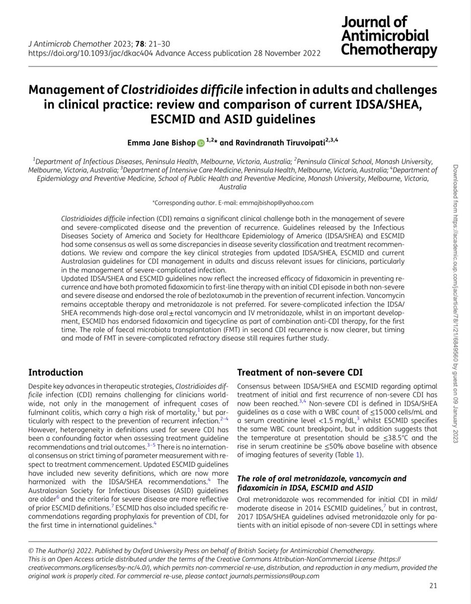 Edgar Pérez Barragán on Twitter: "RT @OrlandoRPN: Manejo de la Infección por Clostridioides ...