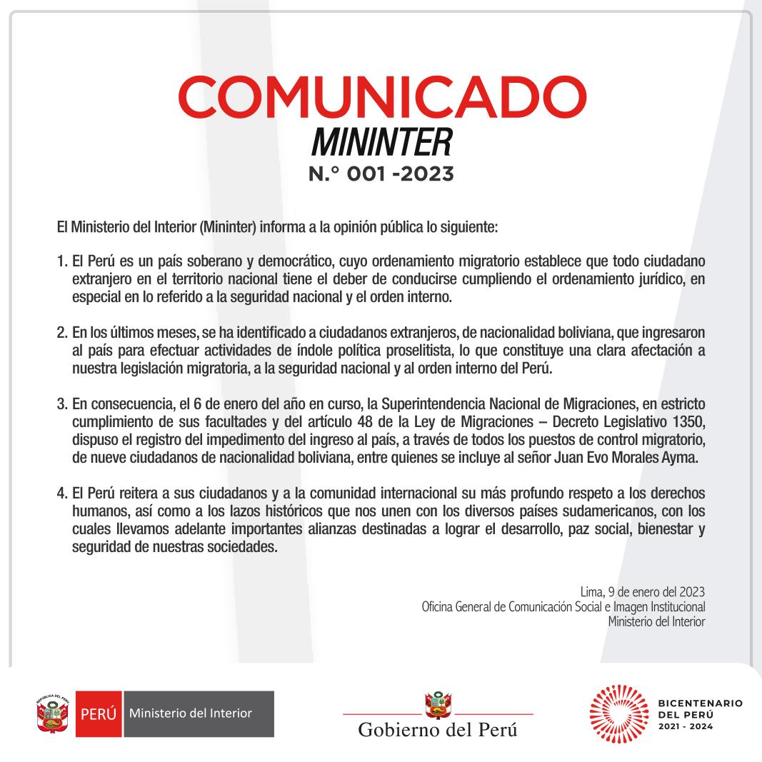 Ministerio del Interior π΅πͺ on Twitter: Ministerio del Interior π΅πͺ on Twitter: