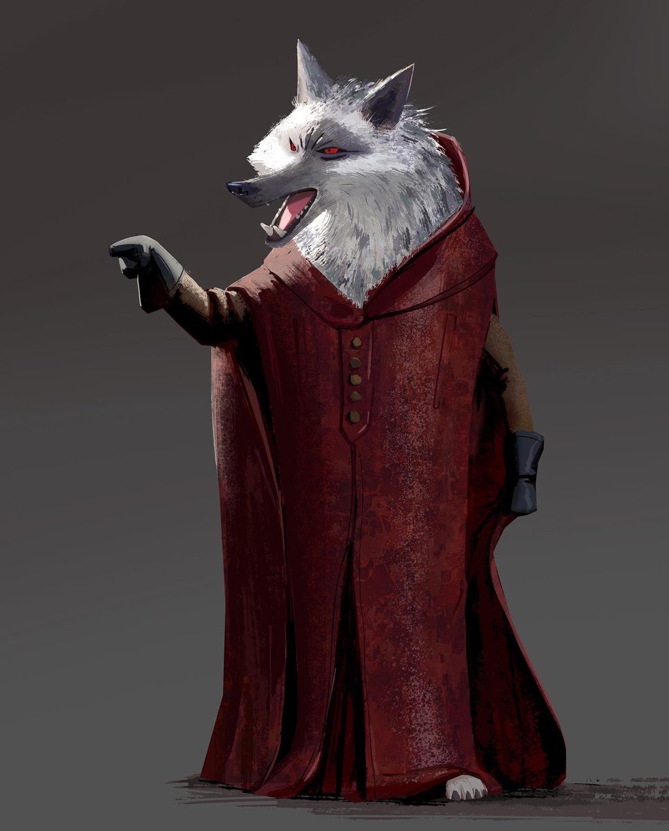 naveen selvanathan on Twitter: "Painting of the Big bad wolf AKA death, designed by ...