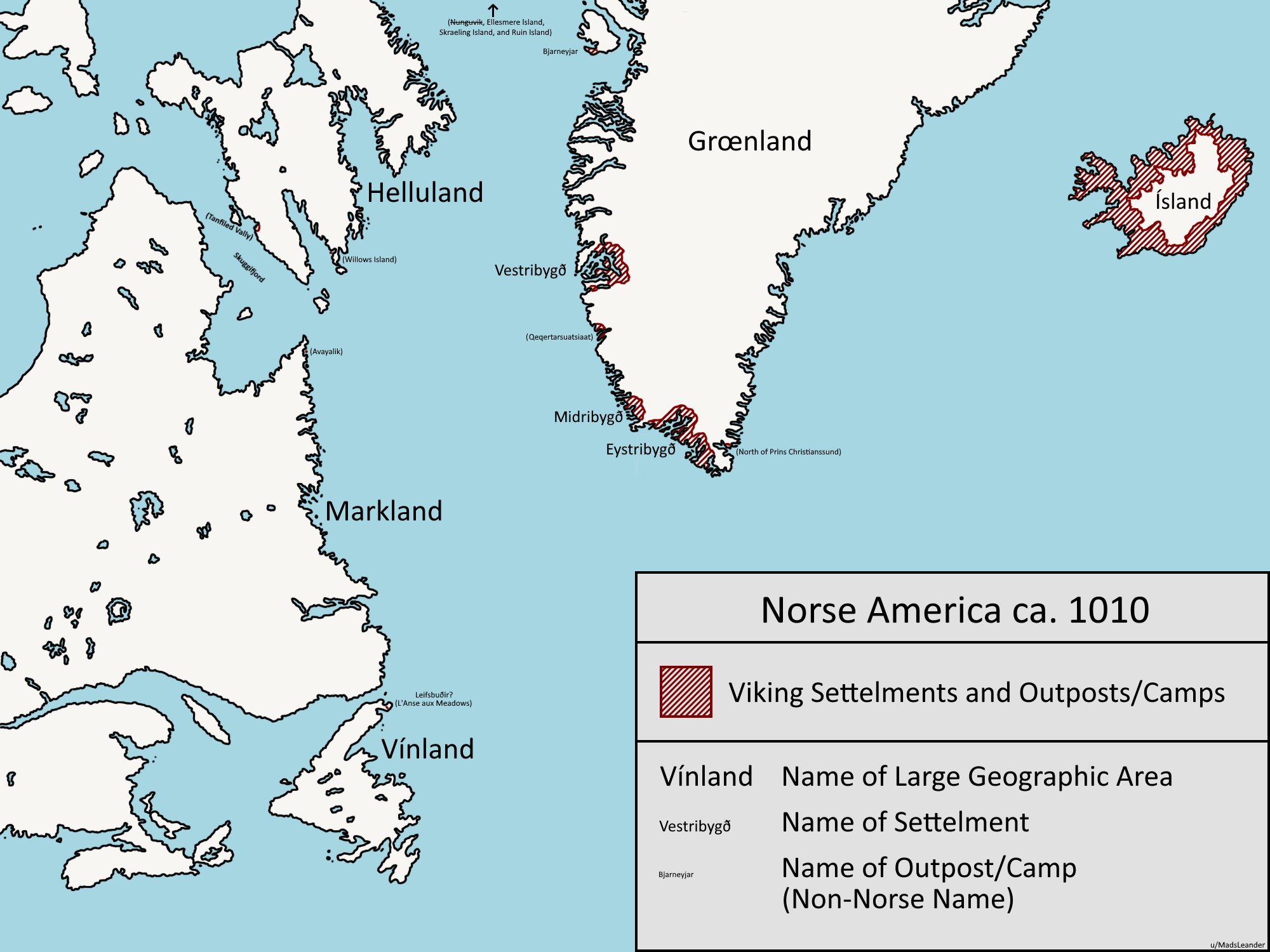 Nrken19 on Twitter: "Map of Viking settlements and outposts/camps in ...