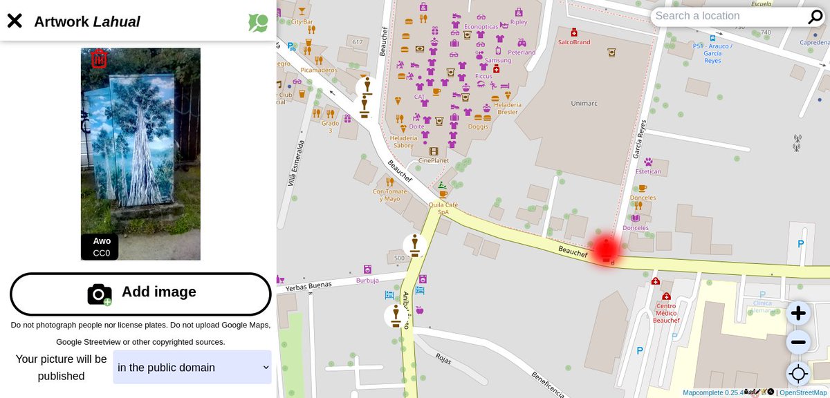 openmapchile (OMCh) on Twitter: "🌲📸📌🎨#Alerce #Lahual en calle #Beauchef, #Valdivia #Valdiviacl # ...