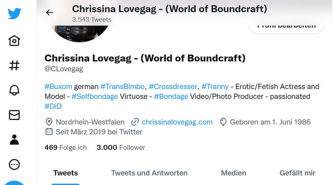 TW Pornstars - Chrissina Lovegag - (World Of Boundcraft). Pictures and ...