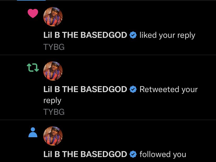 Lil B THE BASEDGOD on Twitter: "- Lil B"