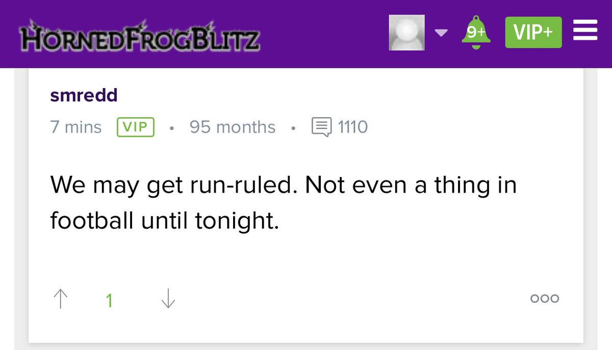Message Board Geniuses on Twitter: "#TCU is still down 17 in the second quarter. #MeltdownAlert"