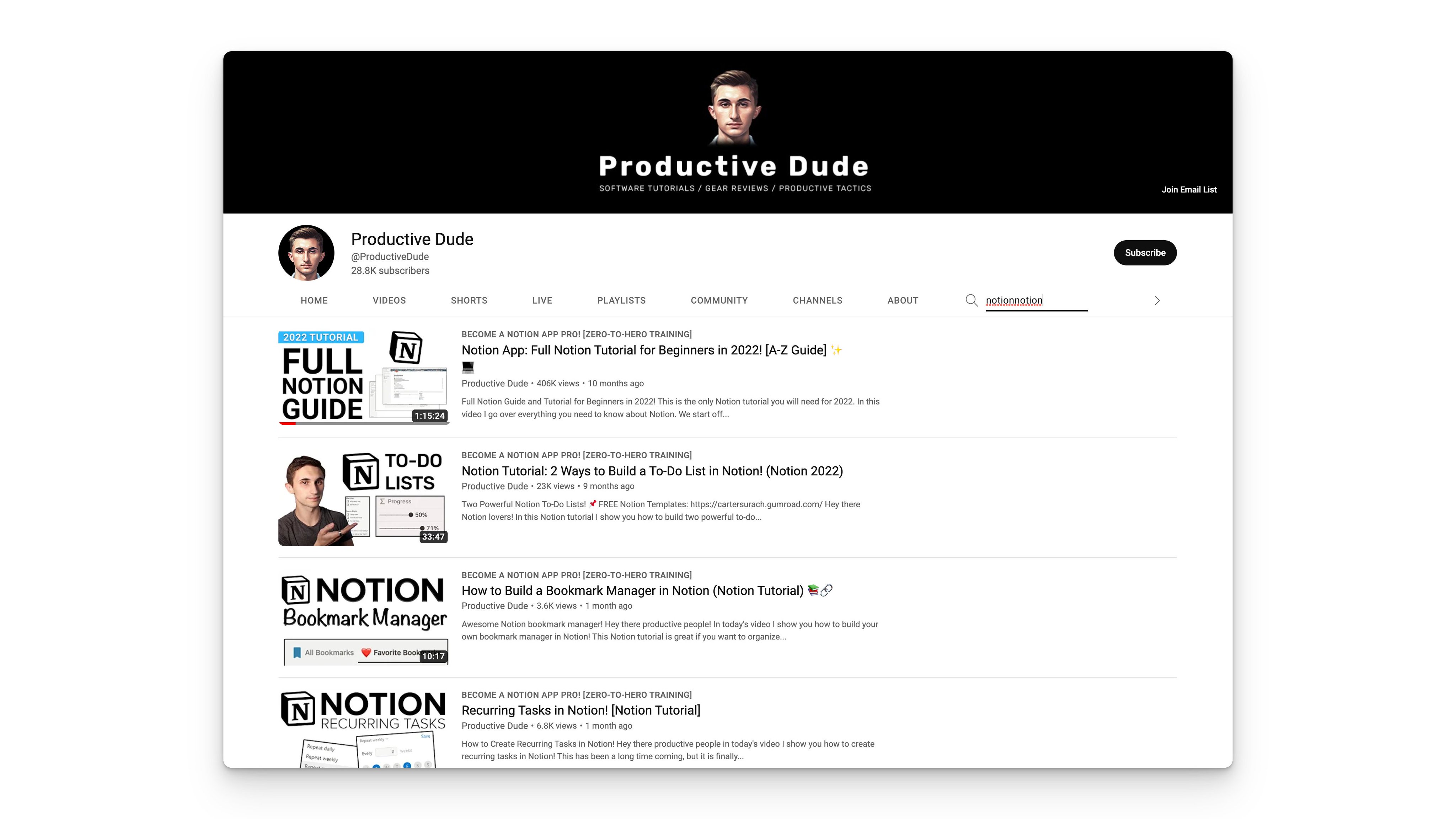 Easlo on Twitter: "Top 10 Youtube channels to learn Notion skills:" / Twitter