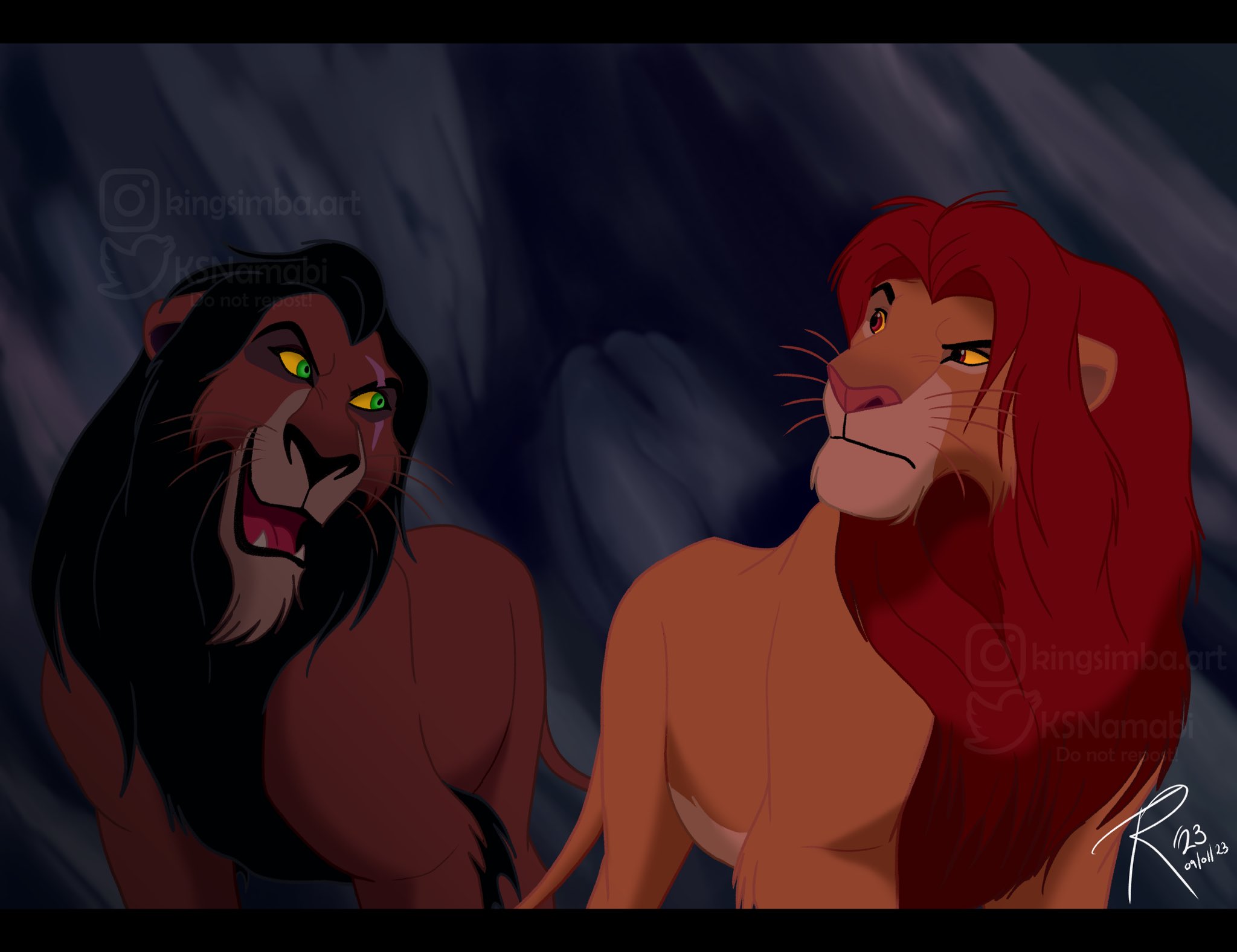 Simba And Scar