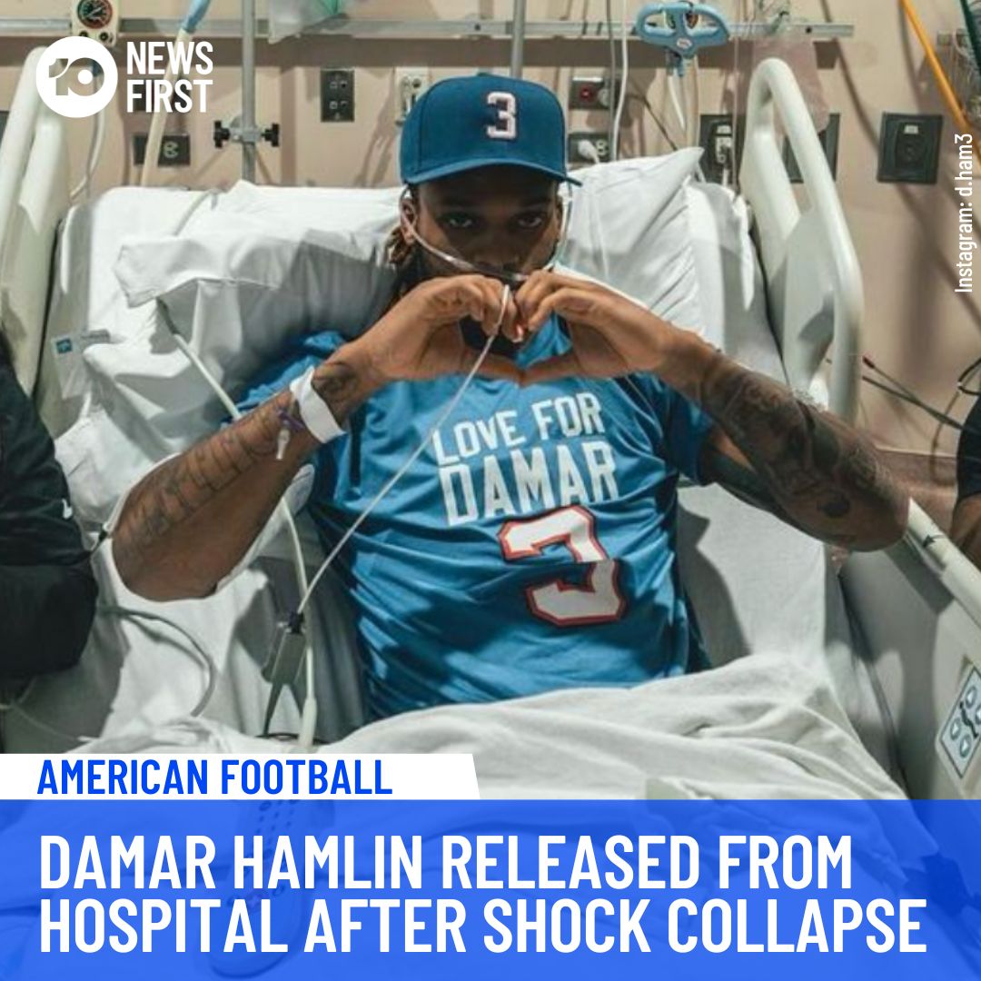 Damar Hamlin has finally been released from a Cincinnati hospital after ...