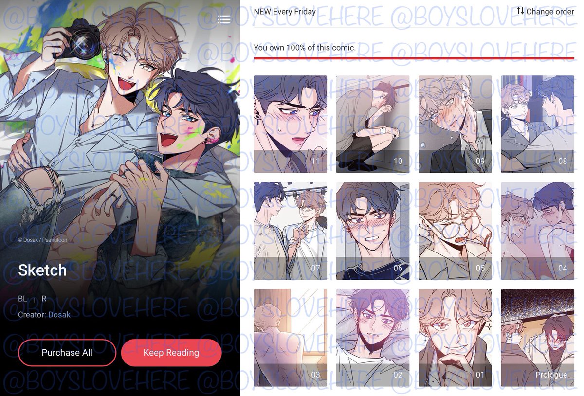 BOYS’LOVE on Twitter: "• Title : Sketch • Link : https://lezhinus.com/en/comic/sketch_en…"