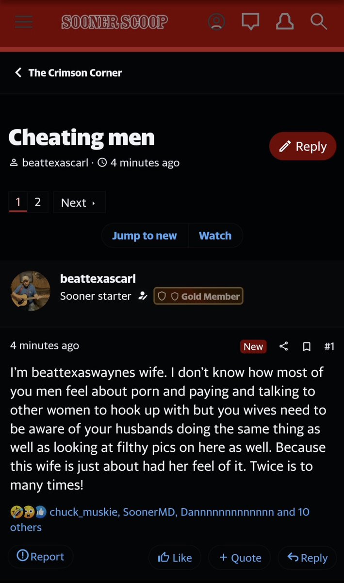 Message Board Geniuses on Twitter: "Poor Carl is going to get it…."