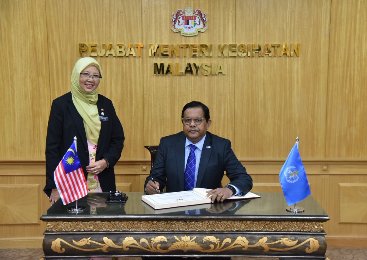 KKMalaysia🇲🇾😷 on Twitter: "YB Dr. @Zaliha_DrZ, Menteri Kesihatan telah menerima kunjungan hormat ...