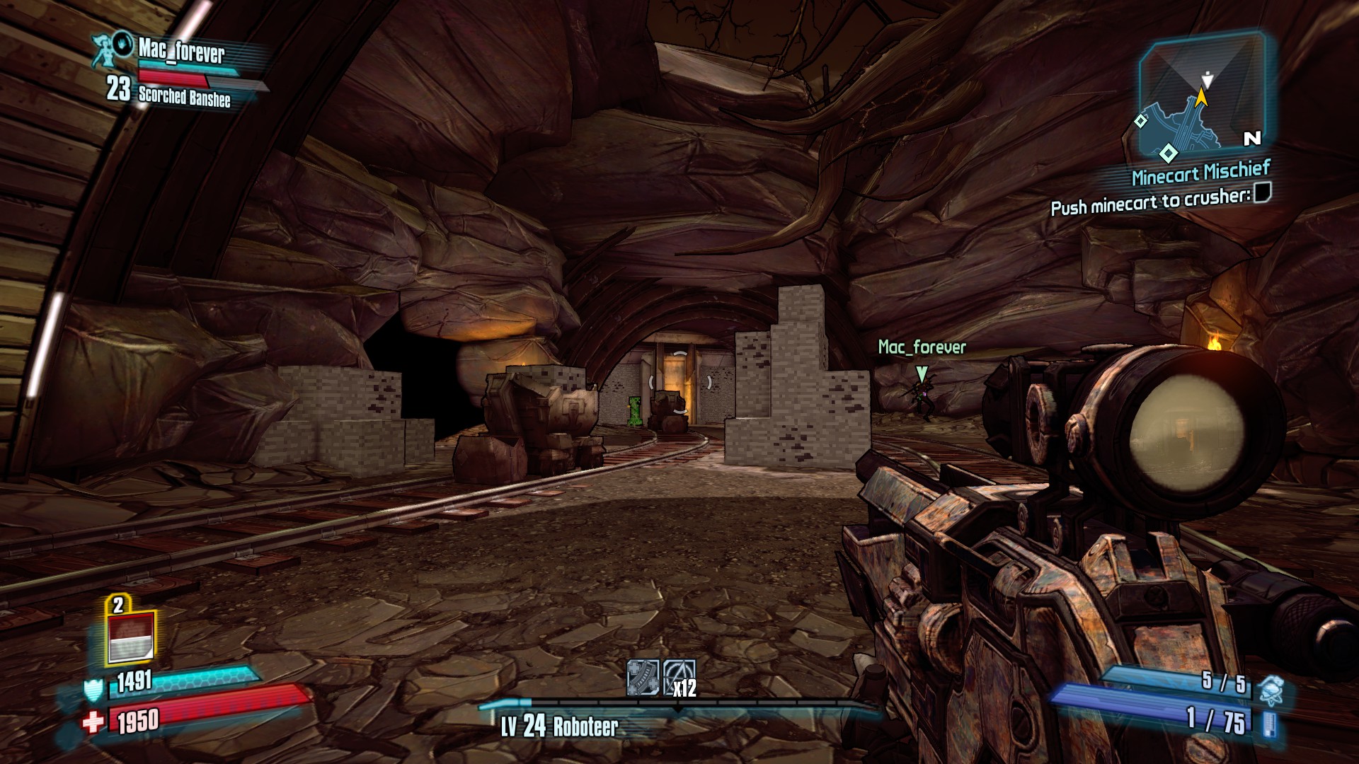 Minecraft Easter Egg Borderlands 2