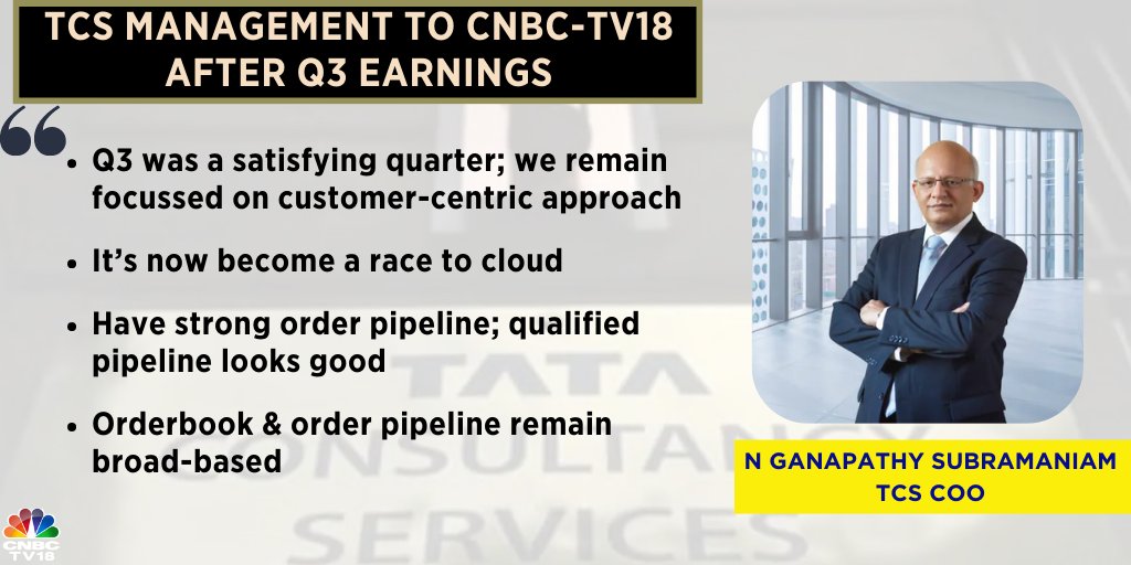 #Q3 was a satisfying quarter; we remain focussed on customer-centric ...