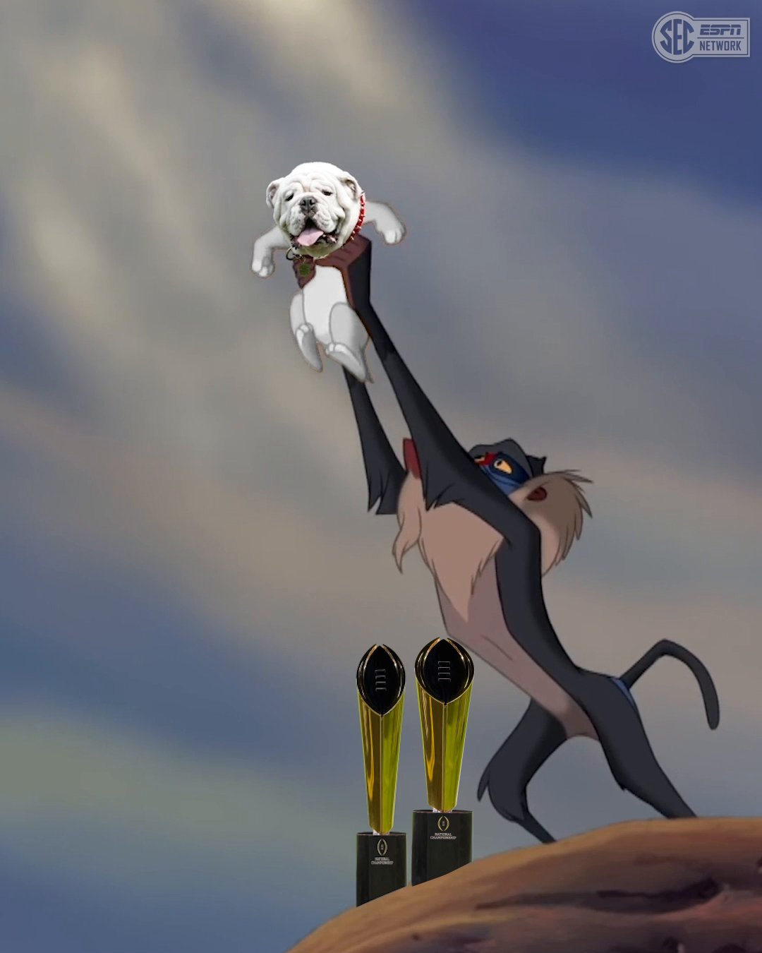 Rafiki Throws Simba