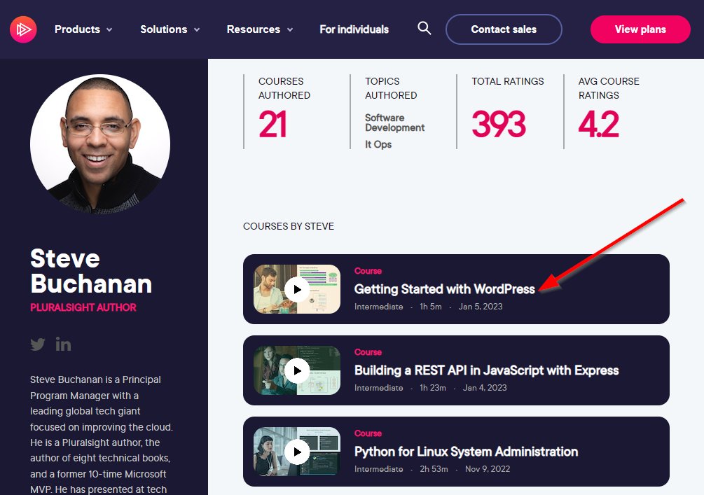 ☁️Steve Buchanan - techhub.social/@buchatech on Twitter: "Check out my 19th @pluralsight Course ...