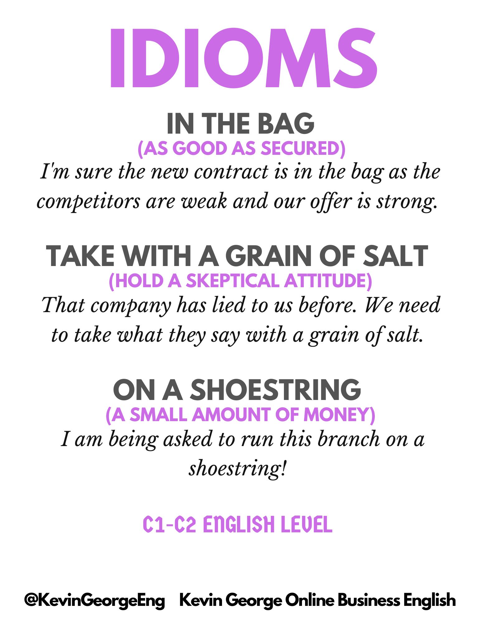 Idiom Examples Sentences Online Offer | www.pinnaxis.com