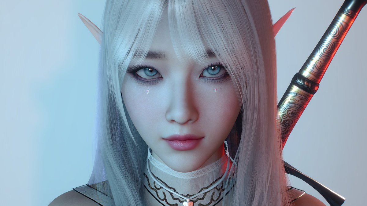 MonsterShinkai on Twitter: "Elf in white. #virtamate #vam #3D #3DCG"