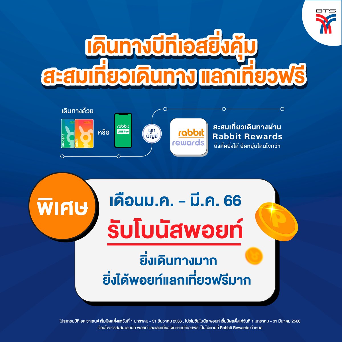 BTS SkyTrain on Twitter: "🚈 เดินทางบีทีเอสยิ่งคุ้ม สะสมเที่ยวเดินทาง แลกเที่ยวฟรี 📱เพียงเดินทาง ...