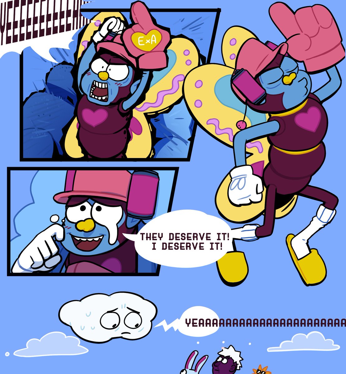 Poncho on Twitter: "RT @EkiddoMal: #dhmis another one comic about Shrignold. (shipper-butterfly)"