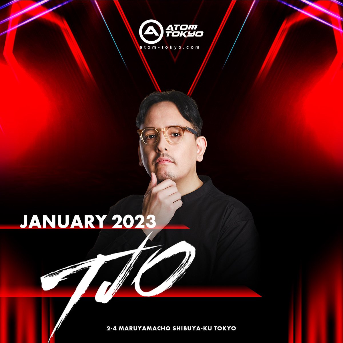 ATOM_TOKYO on Twitter: "1/10 ATOM TOKYO Tuesday @TJO_DJ19 @djyuuuuki @djsone_jpn"