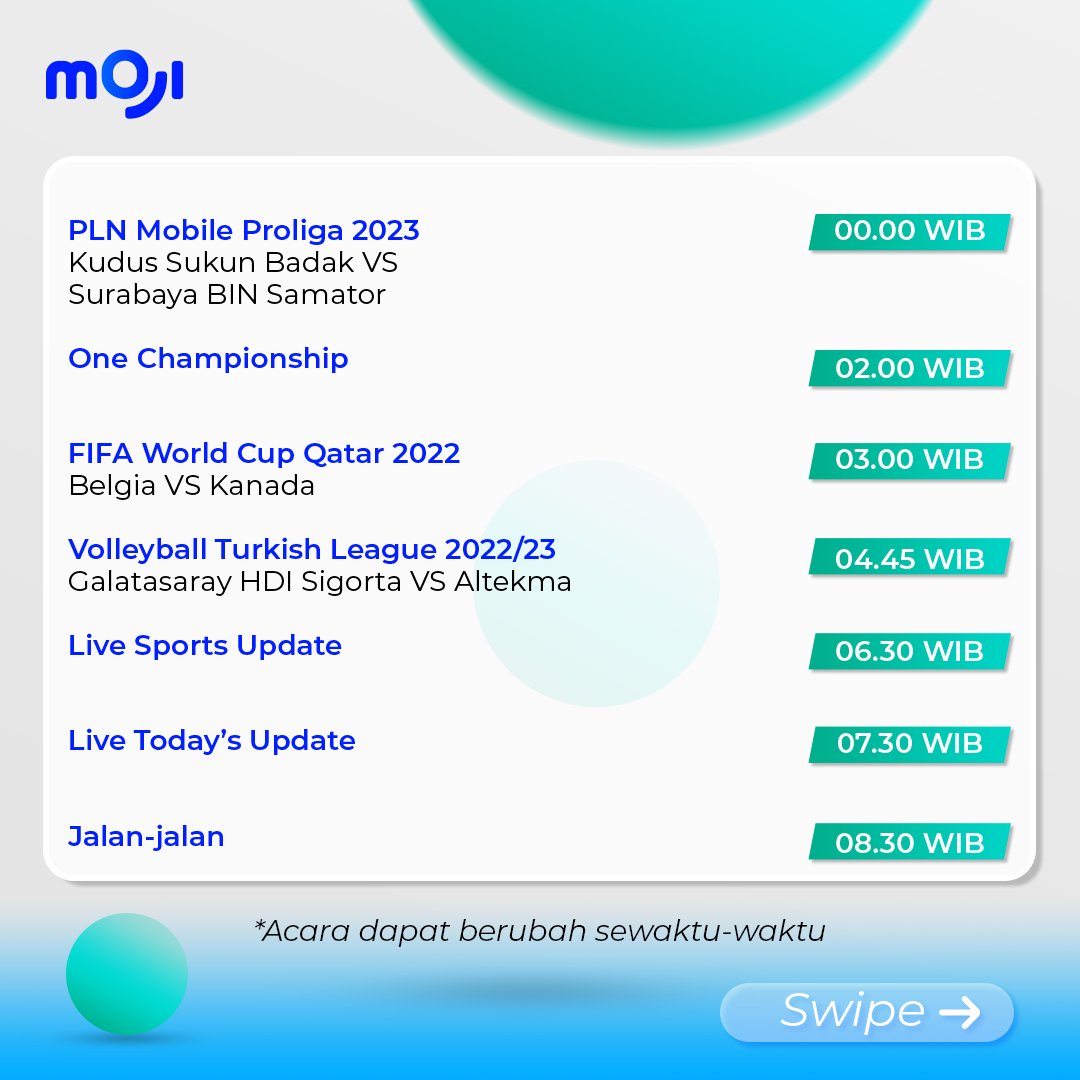 Its MOJI on Twitter: