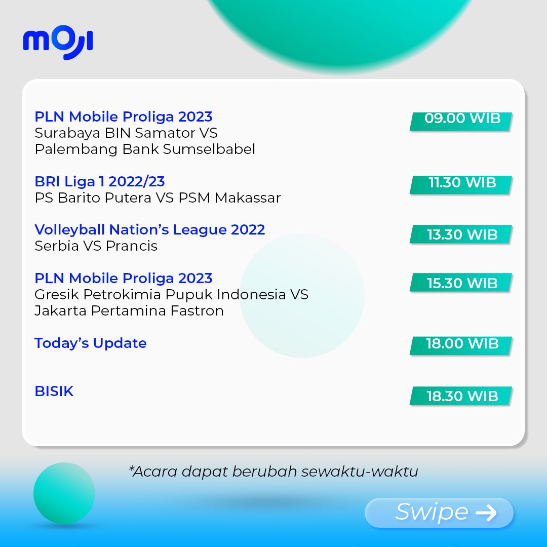 Its MOJI on Twitter: