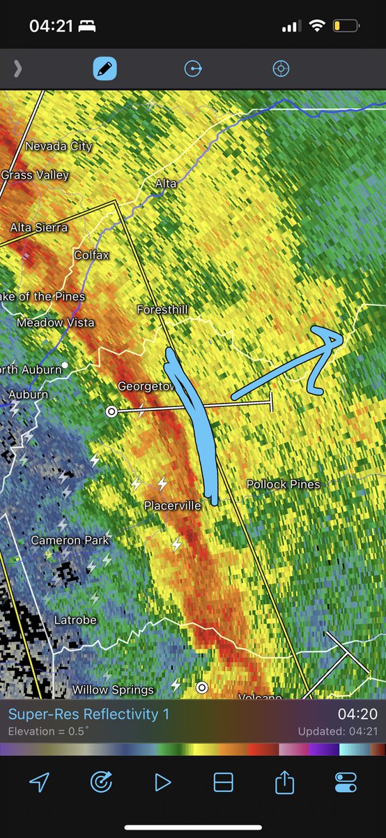 Nic Merianos On Twitter Strong Winds Along A Line From Georgetown To