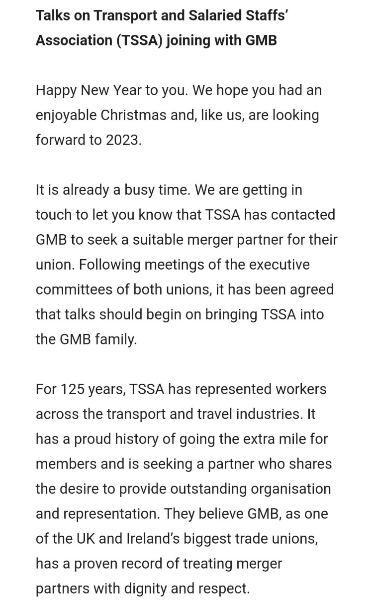 Rachel Wearmouth on Twitter: "GMB union general secretary @GMBGarySmith has emailed staff to ...