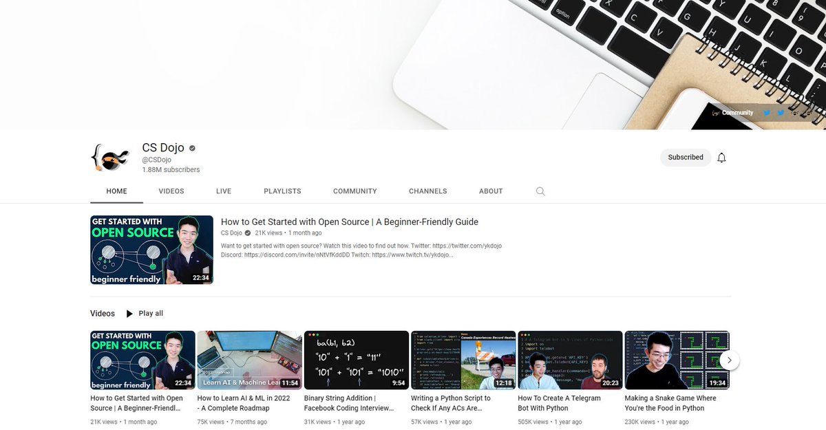 16 YouTube channels that will make you a better developer (free knowledge): - المسلسل من Madza 👨 ...