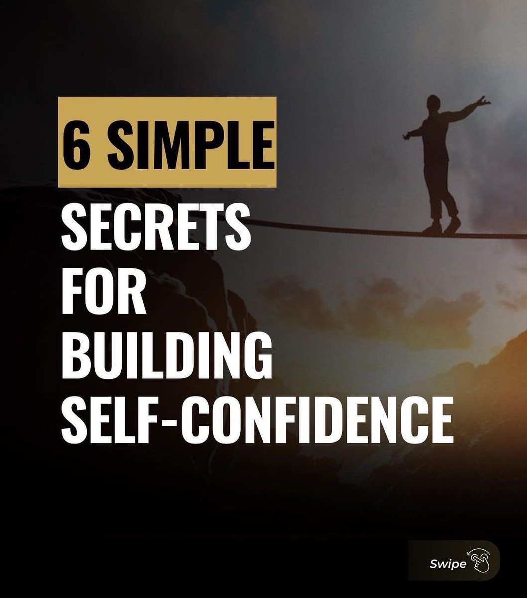 For those that want to build confidence: 6 Simple Steps for Building ...