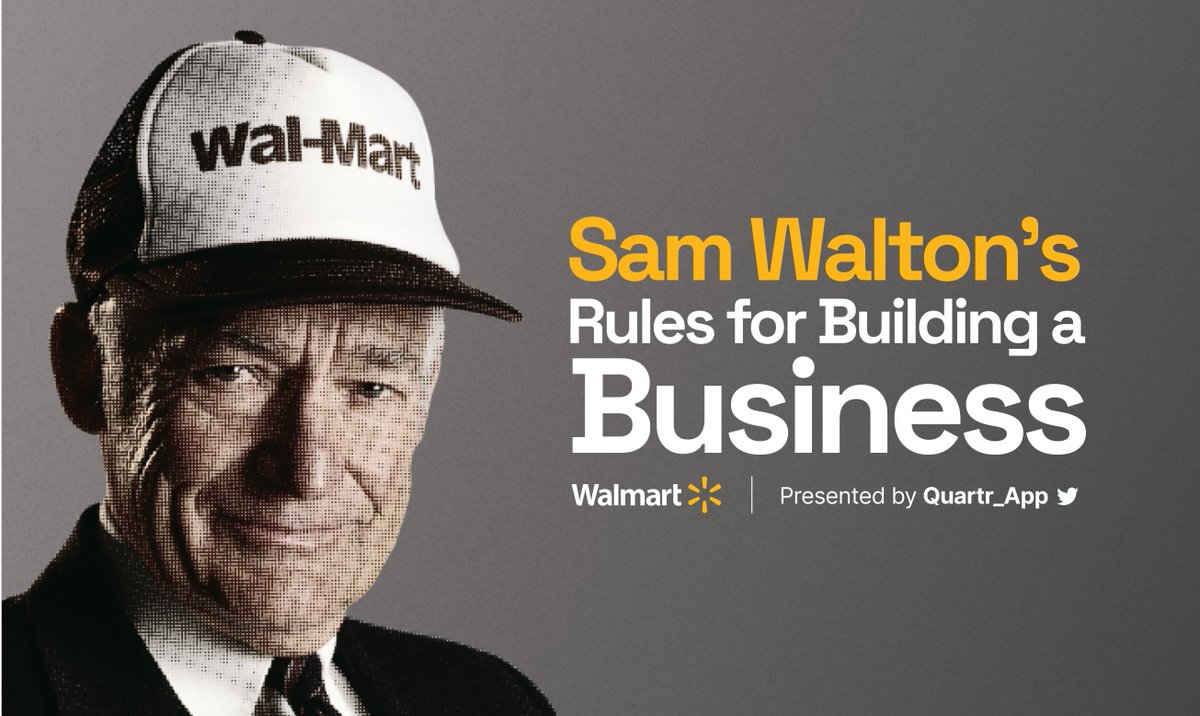 Sam Walton opened his first $WMT store in 1962. Five years later, the ...