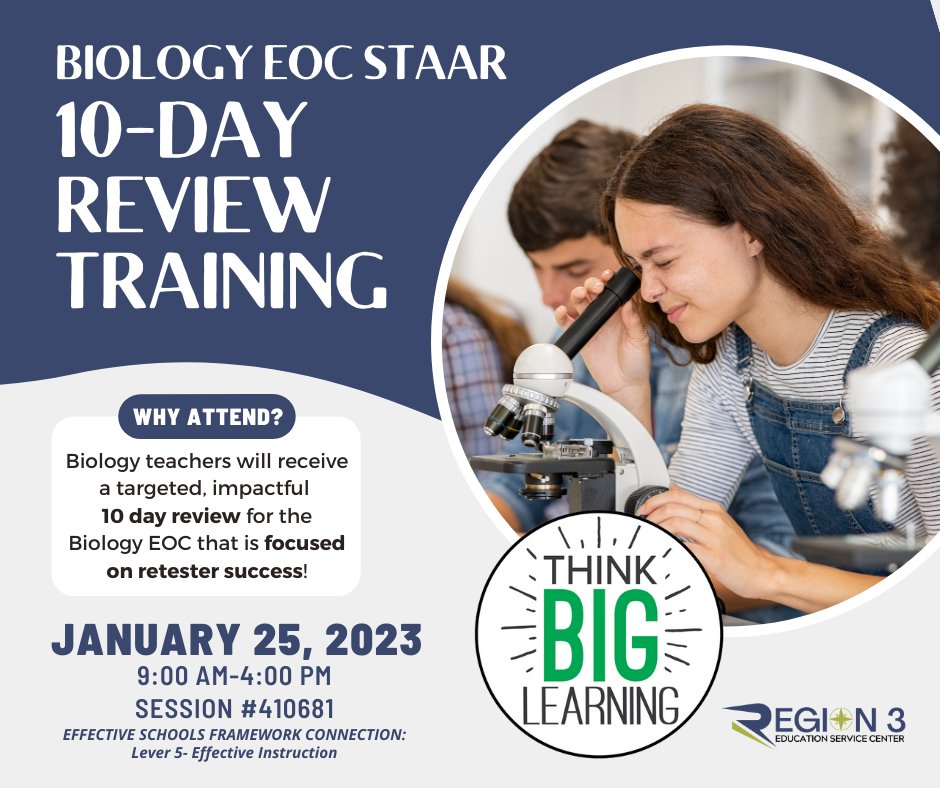 Region 3 ESC on Twitter: "Need an effective way to review your Biology ...