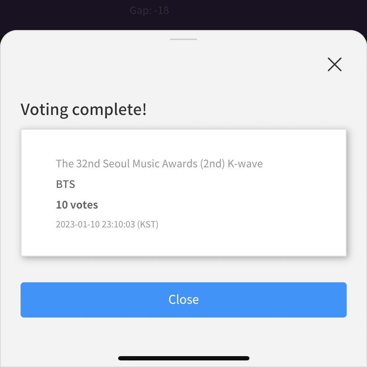 BTS Voting Unite on Twitter: "[SMA KWAVE] ARMY, I challenge you to take back the lead before ...
