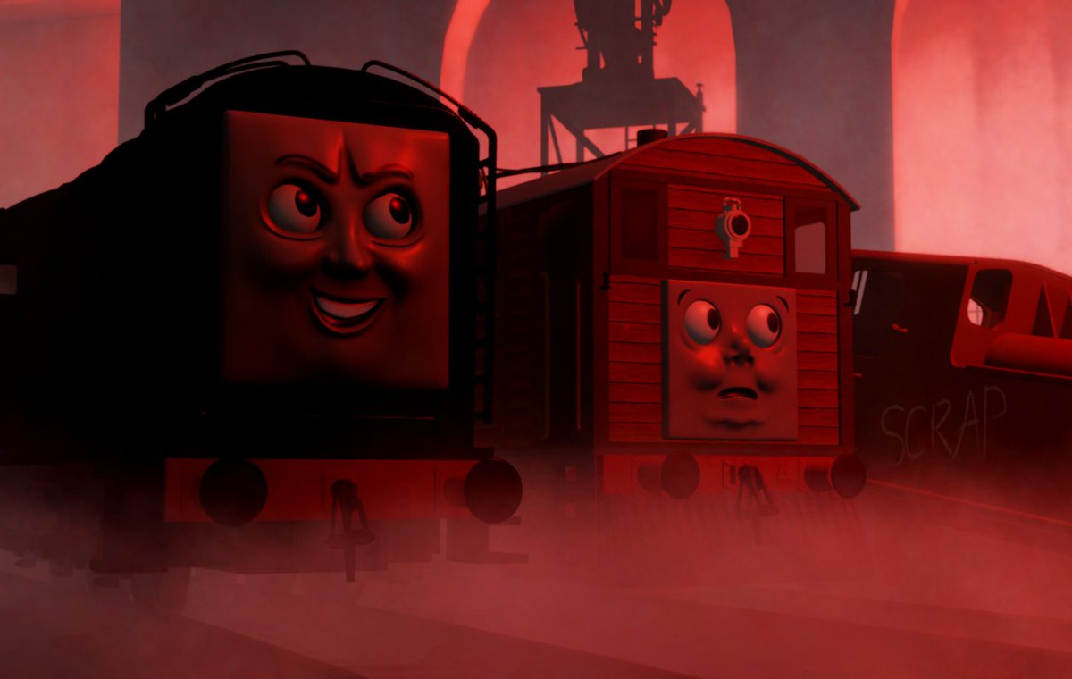 Really Useful Engines on Twitter: ""But I'm not a scaredy Engine.." After hours of trying to get ...