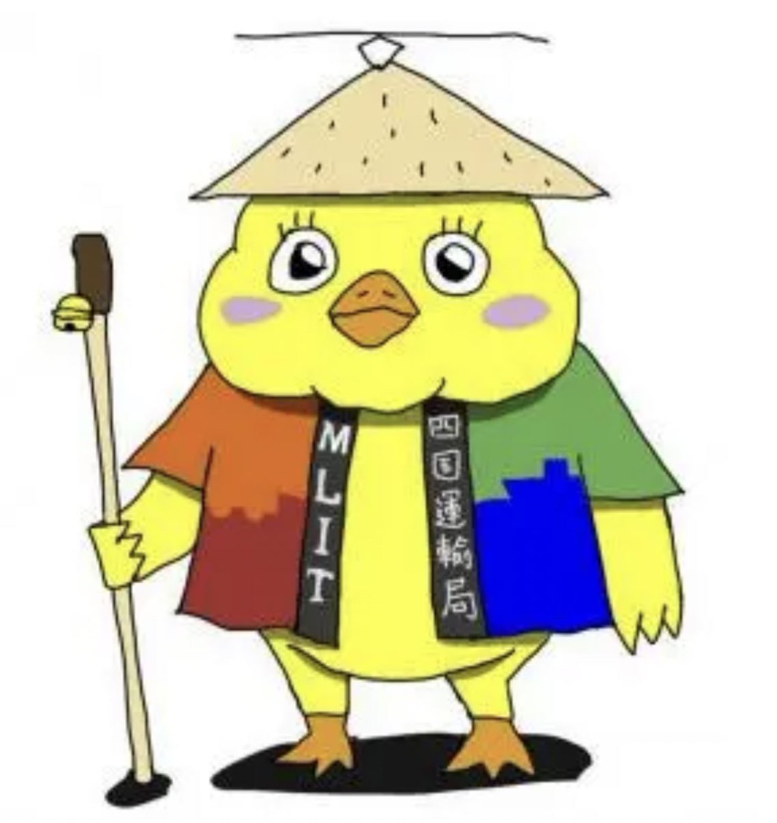 「Piyon-chan, the new mascot for Shikoku I」|Mondo Mascotsのイラスト